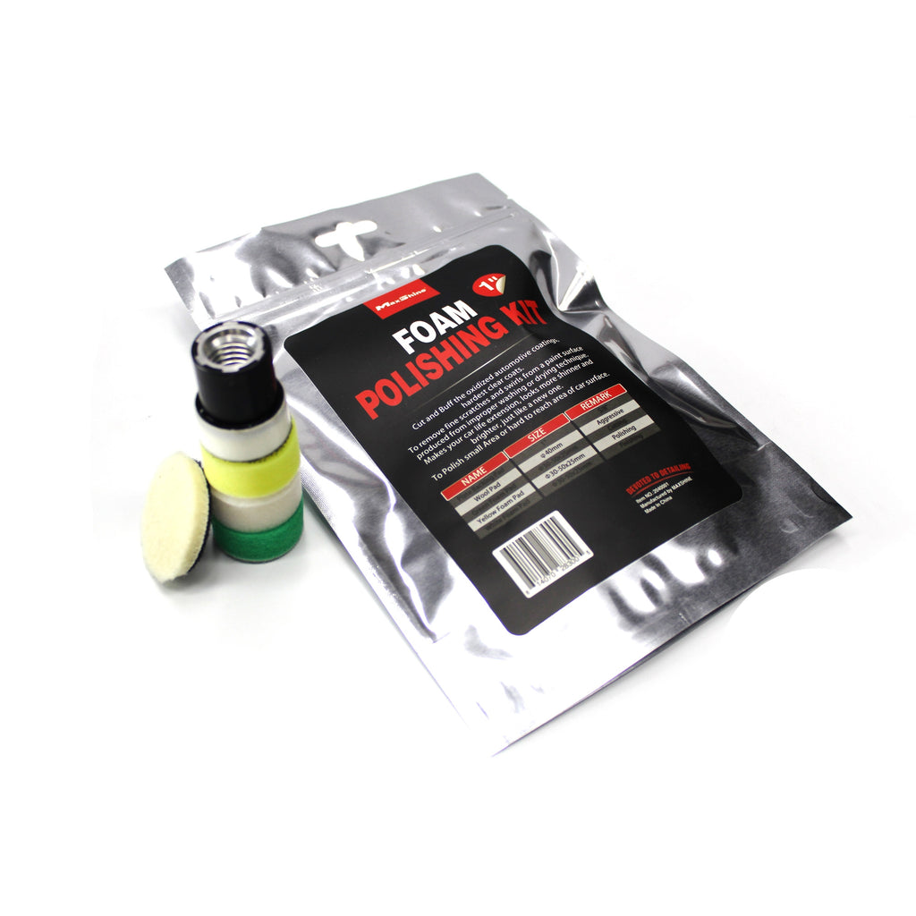 MaxShine Mini Foam Polishing Kit – Detail Tonic
